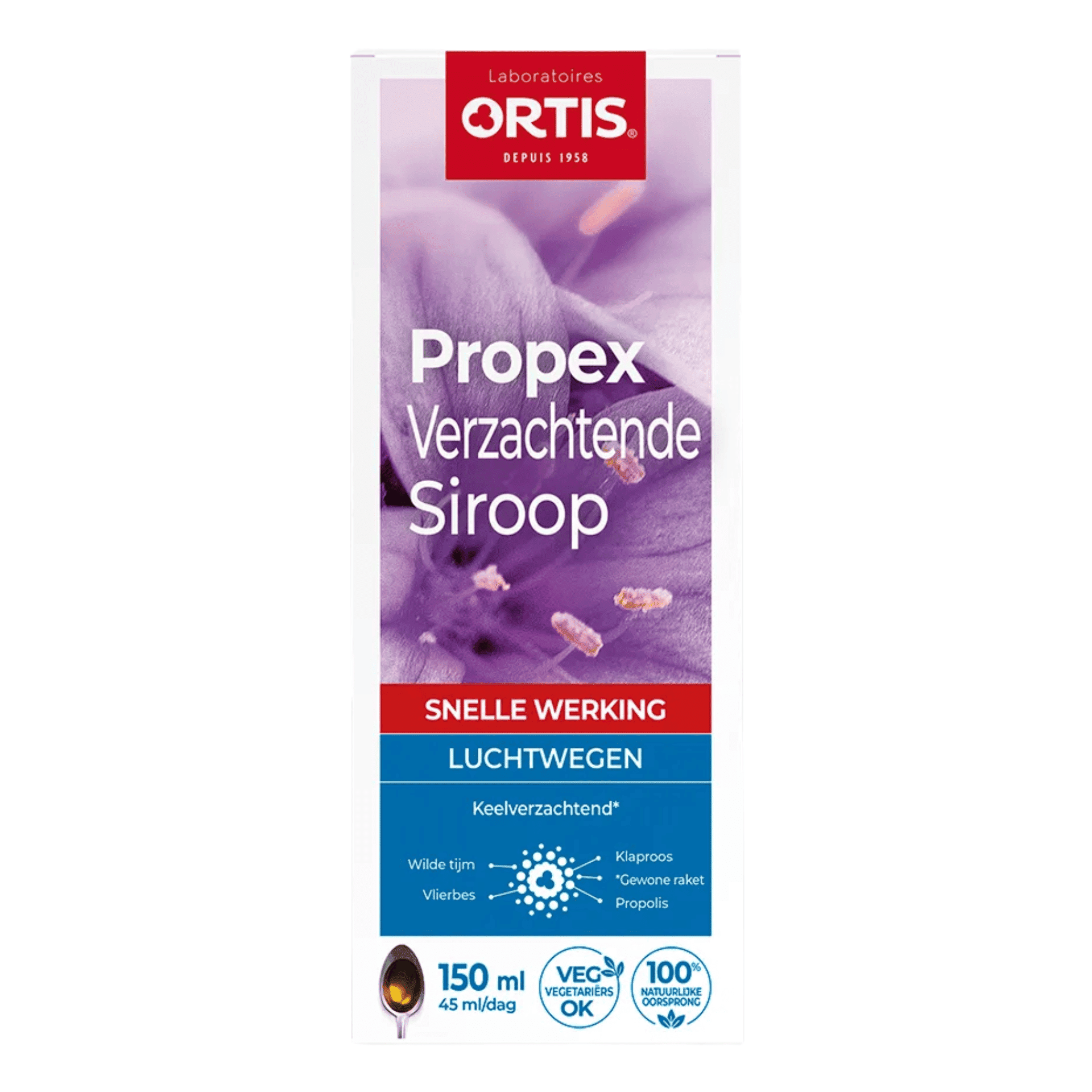 Ortis Propex Verzachtende Siroop 150 ml | Optiphar